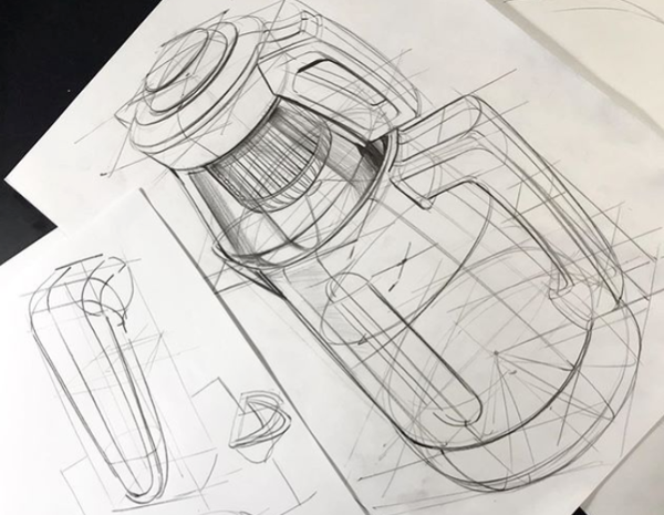 产品手绘素材丨200张国外设计师beginace手绘草图 - 知乎