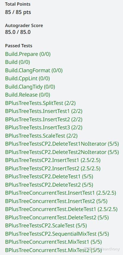 CMU15445（Spring 2023）PROJECT #2 - B+Tree - 知乎