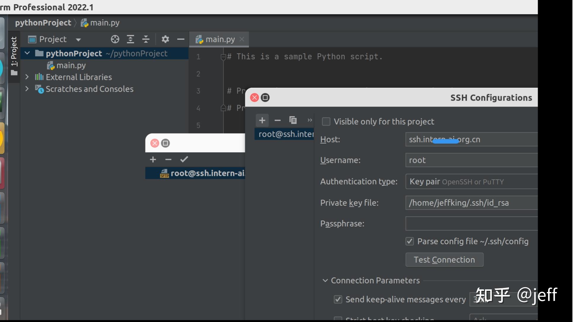 Pycharm远程连接服务器及SSH的设置 - 知乎