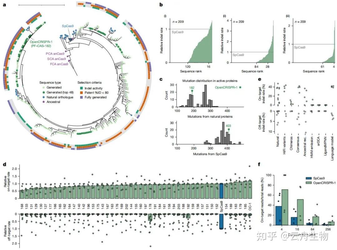 Nature重磅！首个由AI设计的CRISPR基因编辑器问世，性能超越SpCas9 - 知乎