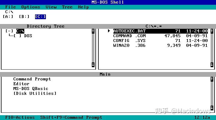 回顾一下历代MS-DOS - 知乎