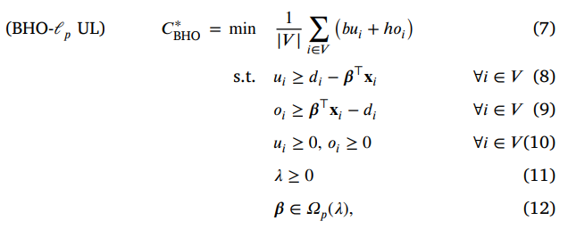 Bilevel optimization for feature selection in the data-driven newsvendor problem阅读 - 知乎
