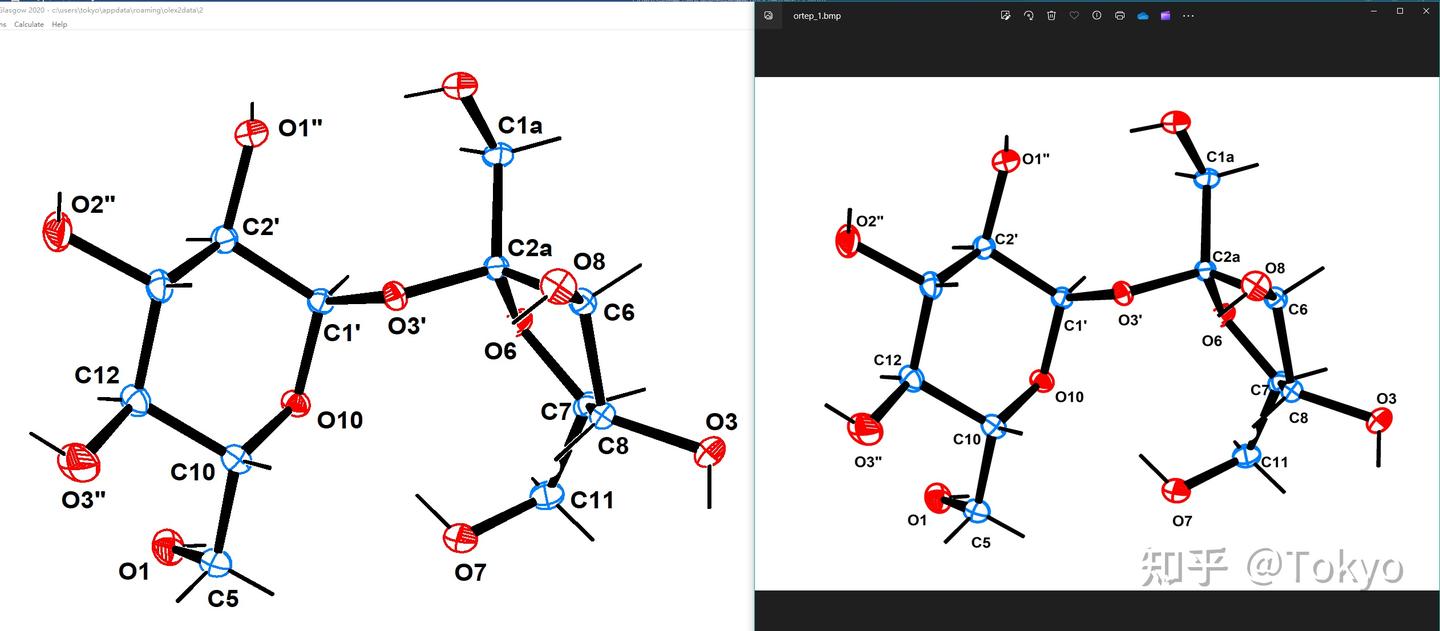 Ortep-3绘图输出图片中原子标签偏移 - 知乎