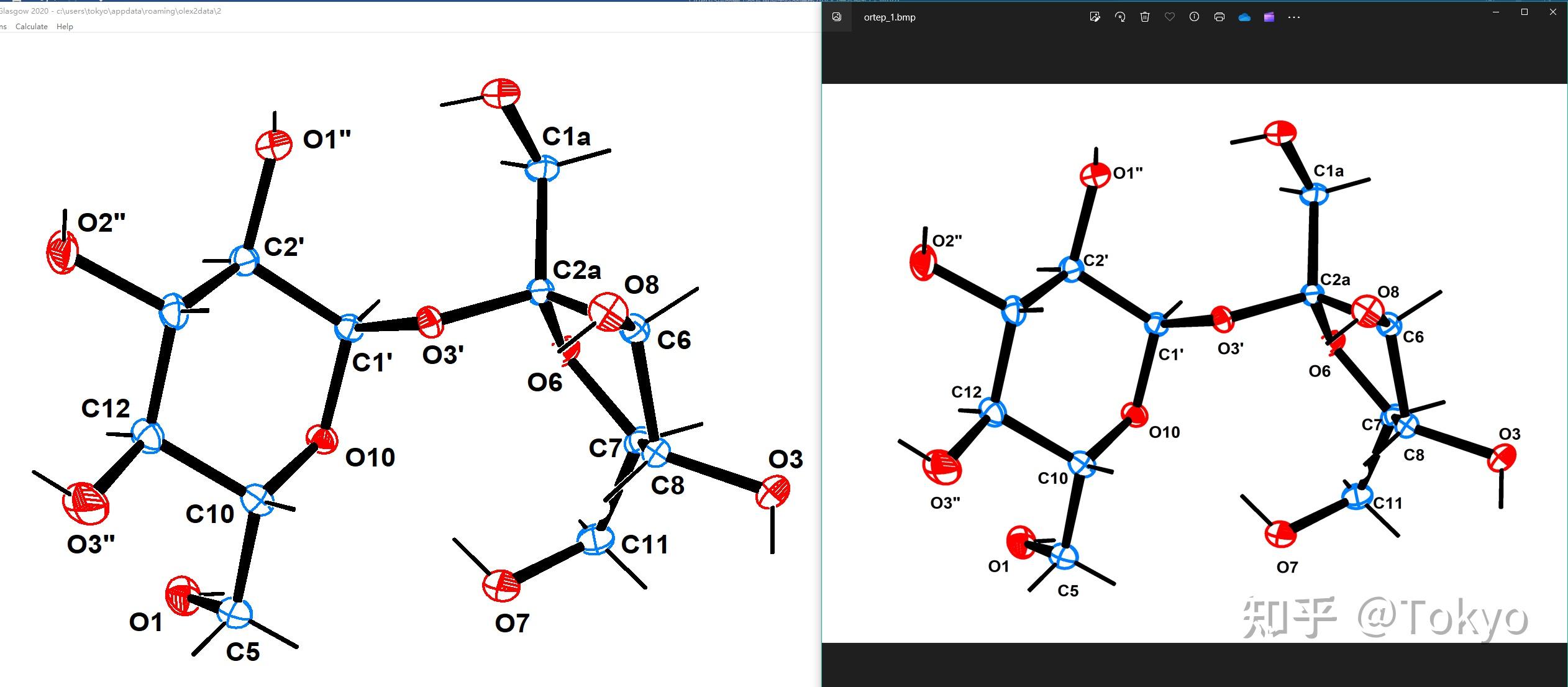 Ortep-3绘图输出图片中原子标签偏移 - 知乎