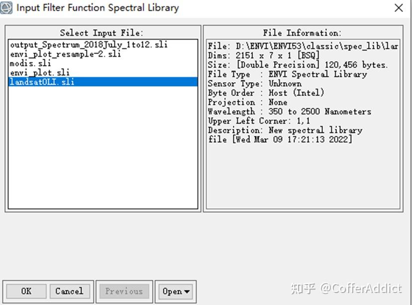 详细教程|如何利用ENVI将实测光谱曲线重采样成目标遥感影像对应的波段值？ - 知乎