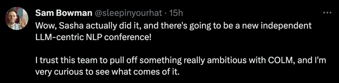 为大模型而生！顶流大佬发起成立学术会议 COLM，或成为未来 NLP 最强顶会？！ - 知乎