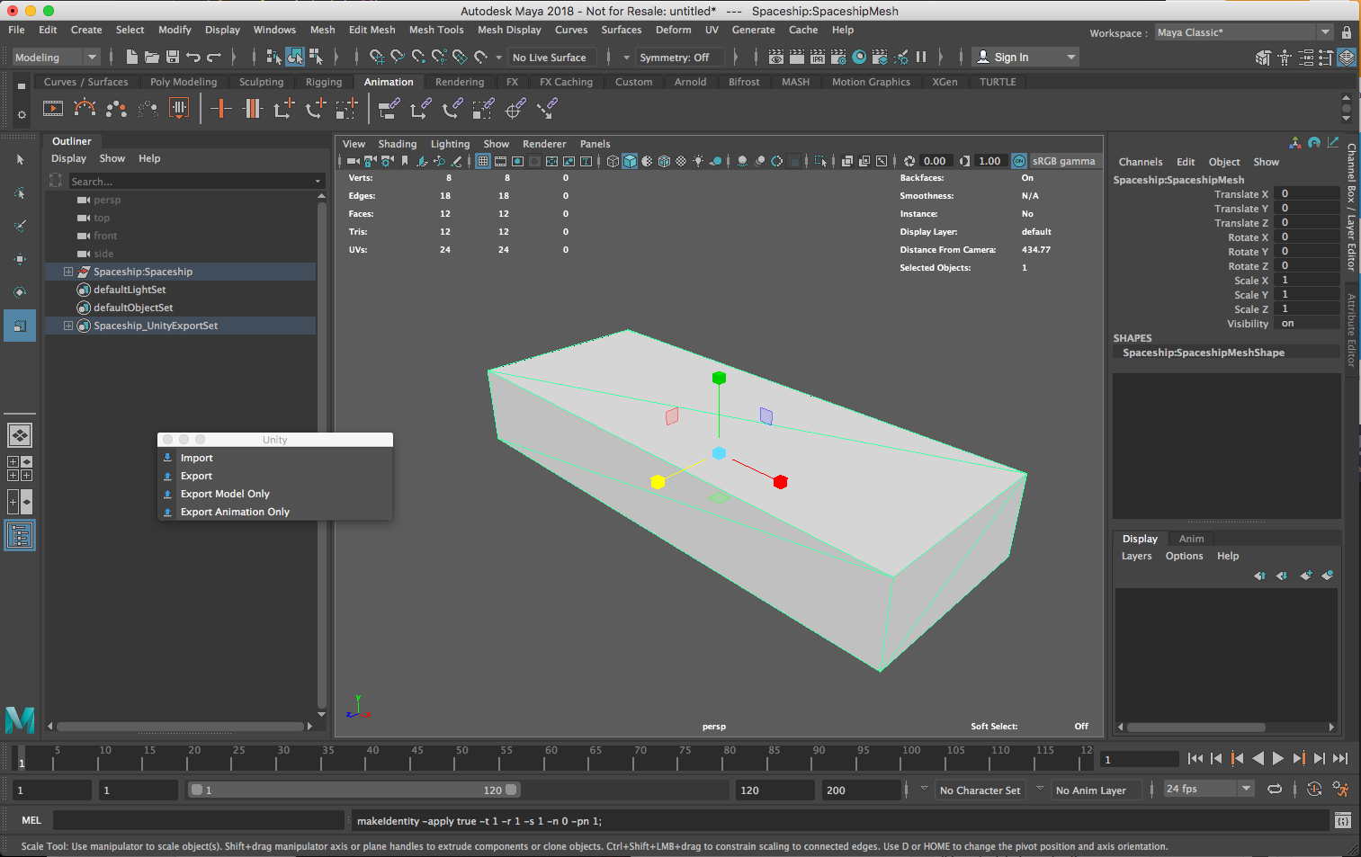 FBX Exporter和3ds Max，Maya和Unity之间的往返 - 知乎