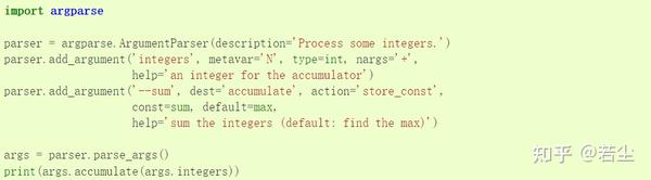 机器学习笔记之argparse Argumentparser 知乎