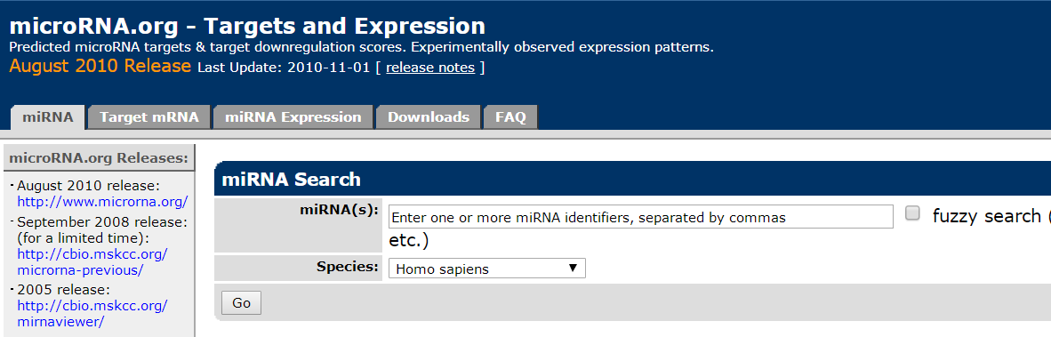 常用microRNA靶基因预测工具 - 知乎