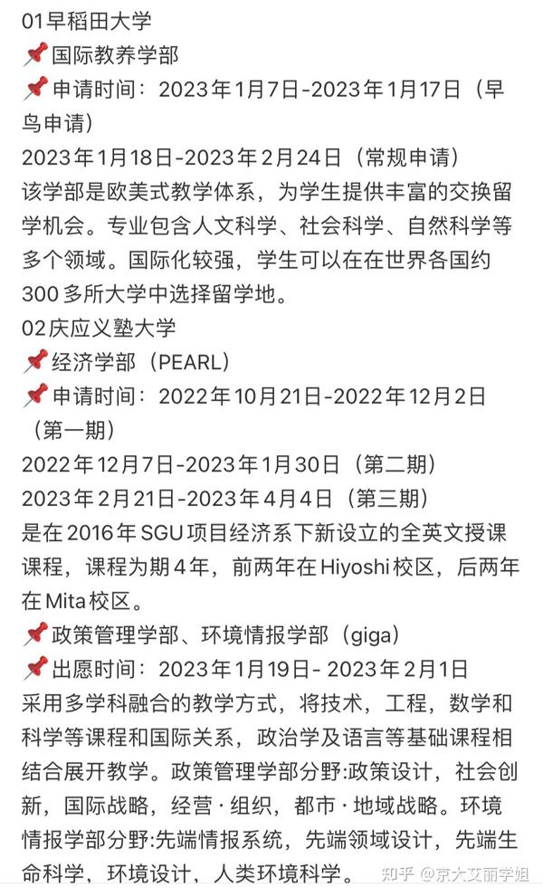 2023年9月份Sgu学部项目🌈🌈 帮大家整理了7所院校～～ - 知乎