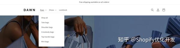 第 163 期 Shopify Dawn 等主题添加超级菜单 Mega Menu 功能与美化 让你的店铺与众不同 - 知乎