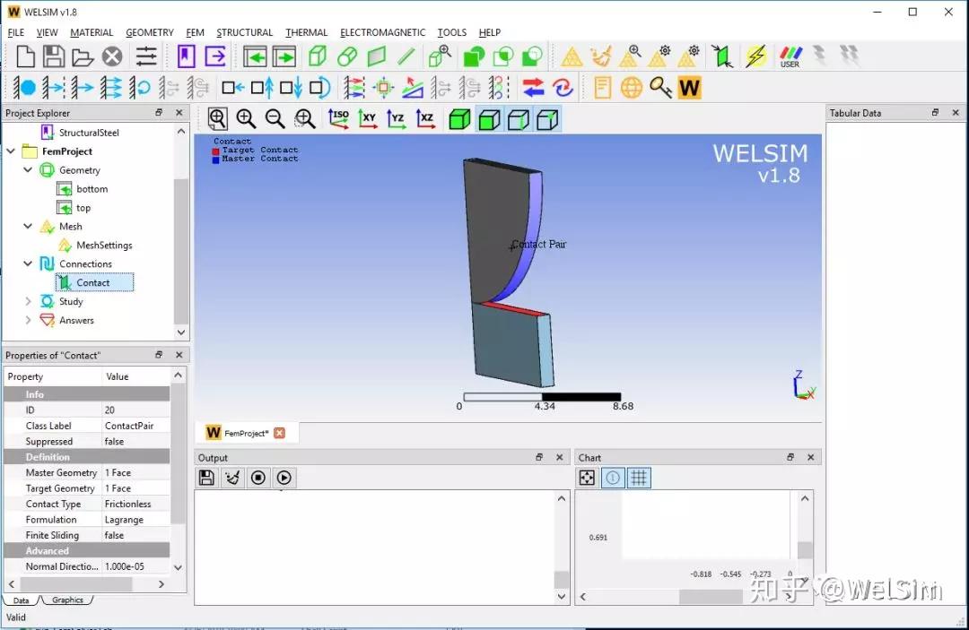 WELSIM中的Hertz接触分析实例 - 知乎