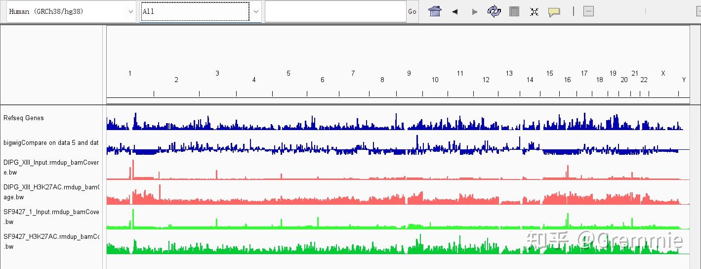 ChIP-seq数据分析全流程实战详解-pHGG的组蛋白修饰分析 - 知乎