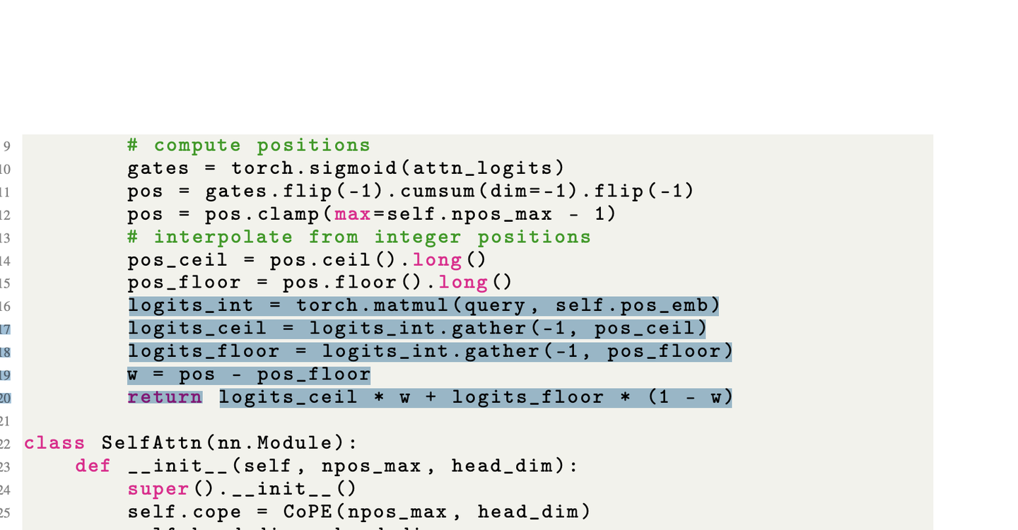 [简读] Contextual Position Encoding (CoPE) - 知乎