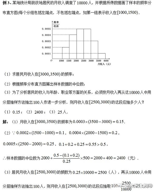 高中数学：含频率分布直方图情形下的中位数怎么求 知乎
