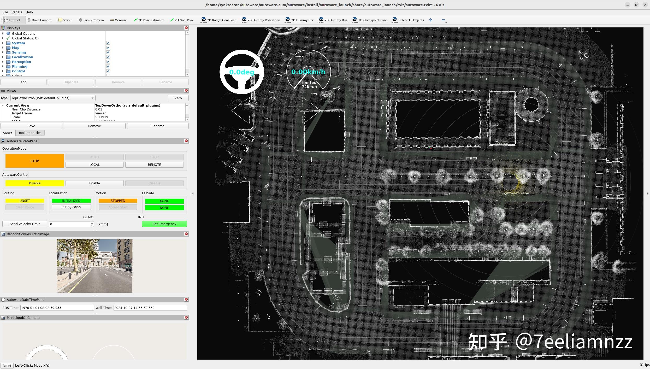 【手把手教学】carla-autoware联合仿真 - 知乎