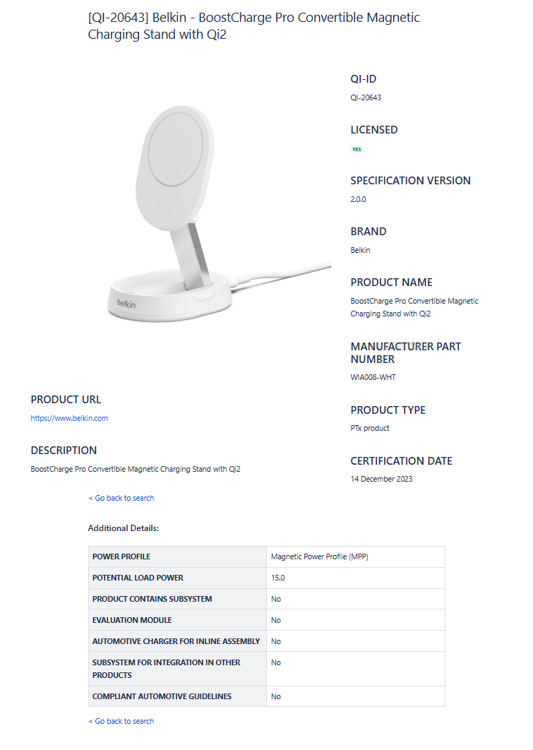 WPC公布首批Qi2认证产品，18家企业35款产品上榜 - 知乎