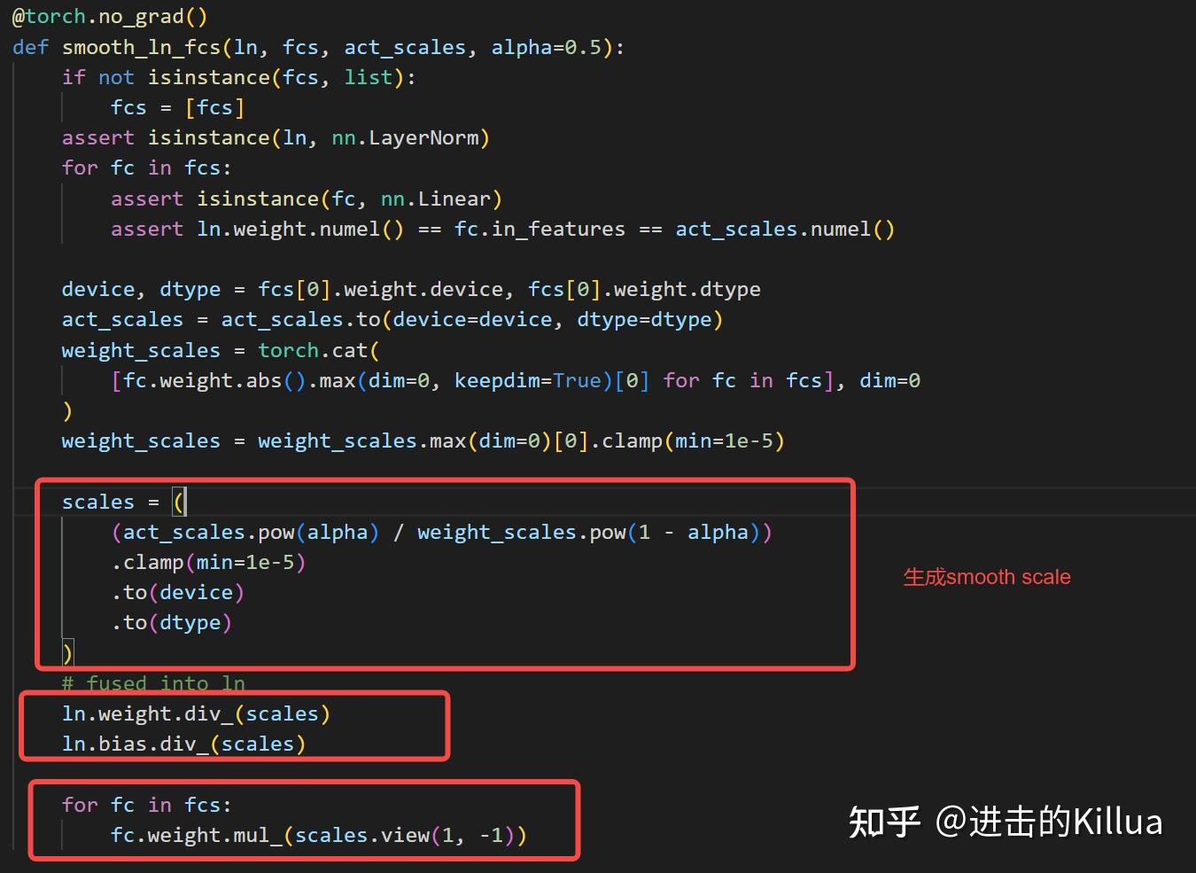 [LLM量化系列]GPTQ & SmoothQuant & AWQ 代码解析 - 知乎