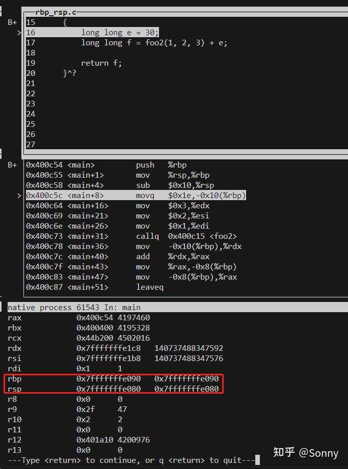 x86_64架构中rbp/rsp配合实现函数调用 - 知乎