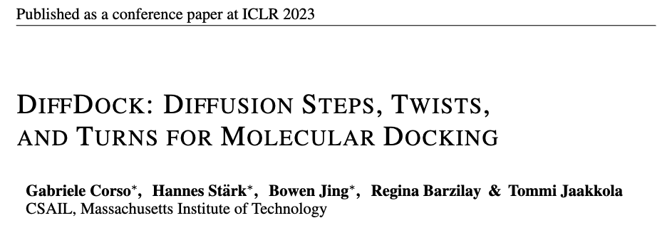 [47] DiffDock:用扩散模型解决分子对接任务 - 知乎