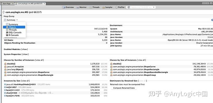 操作教程 | AnyLogic模型性能优化 Part1：检测模型中内存泄漏 - 知乎