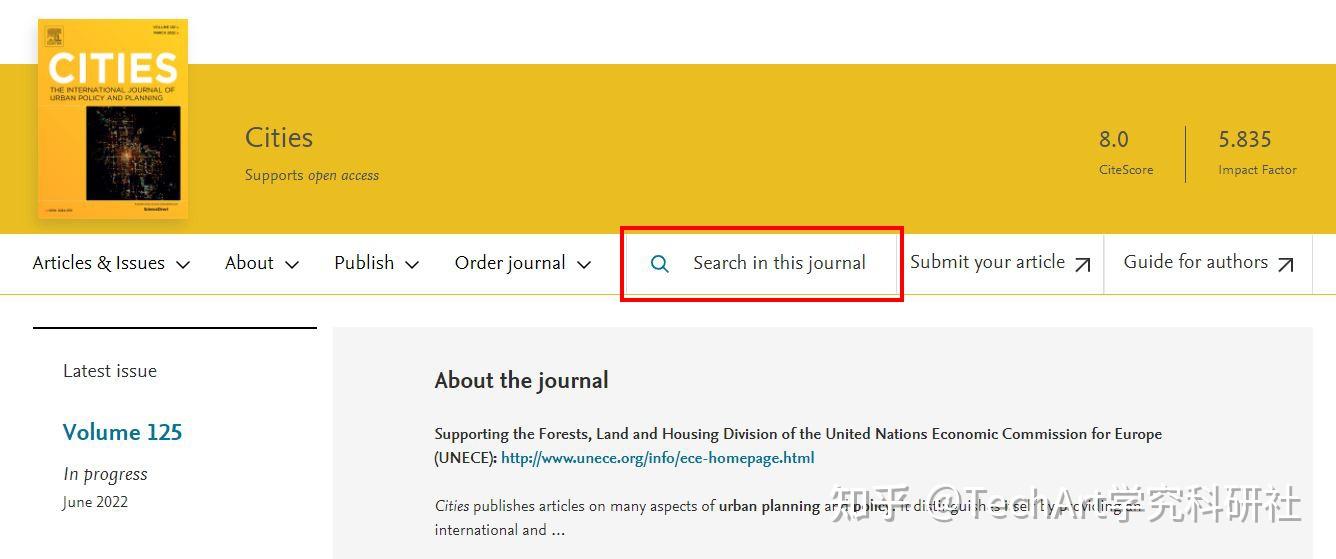 汇总整理 | Elsevier 建筑-城规-景观-设计SCI与SSCI期刊清单-研究拓展&阅读搜索实用目录 - 知乎