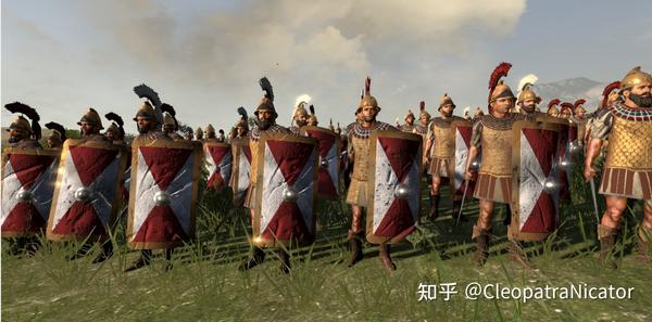 罗马2全战兵种介绍——披坚执锐，威风堂堂 托勒密皇家卫队 - 知乎
