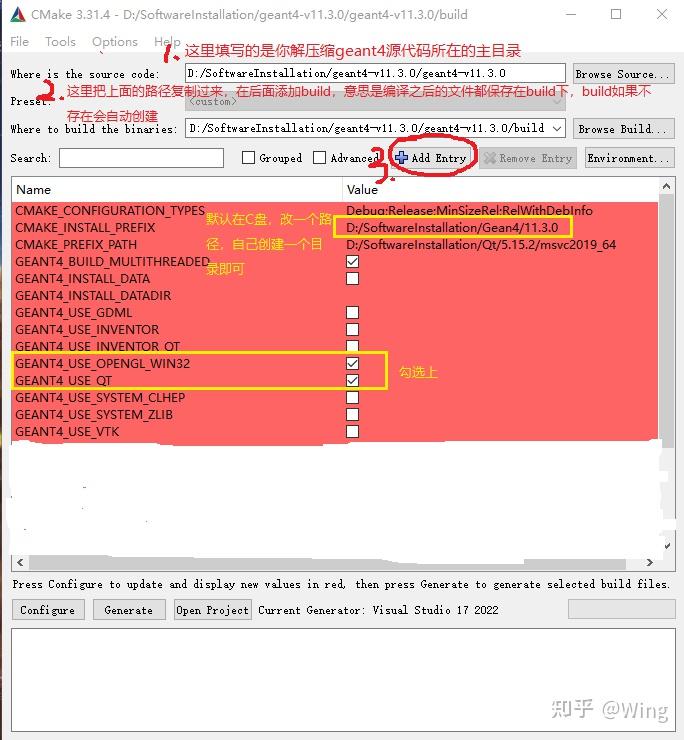 Windows安装Geant4流程 - 知乎