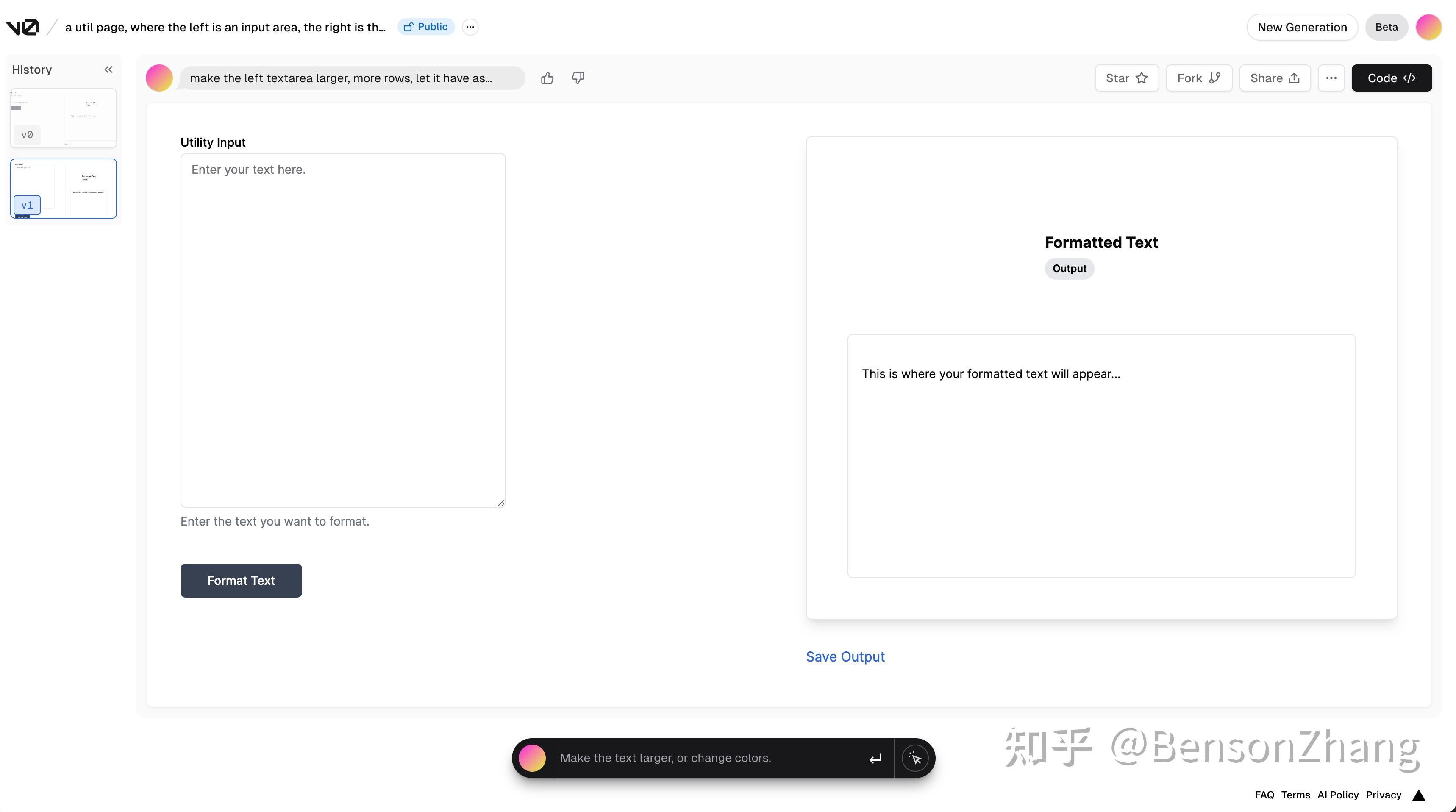 Vercel V0 - AI生成前端代码 - 知乎