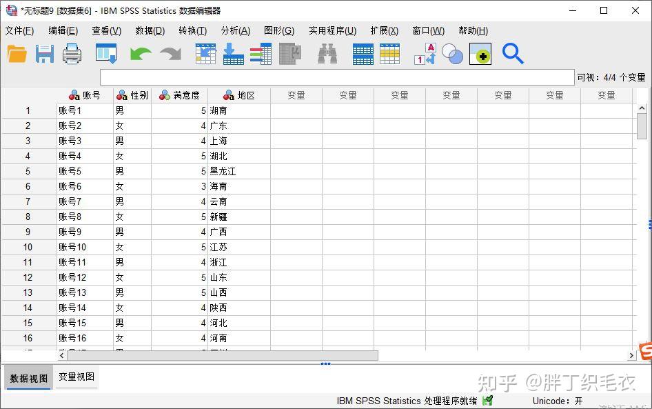 IBM SPSS Statistics如何编码为相同或不同的变量 - 知乎