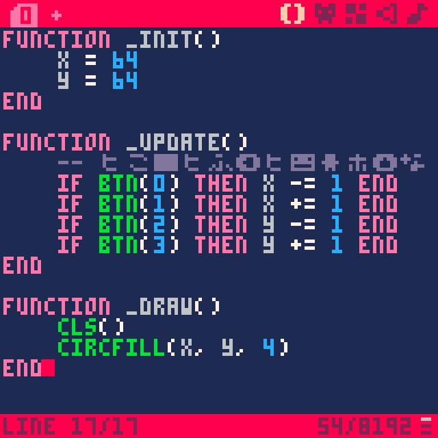 PICO-8 按键控制 - 知乎