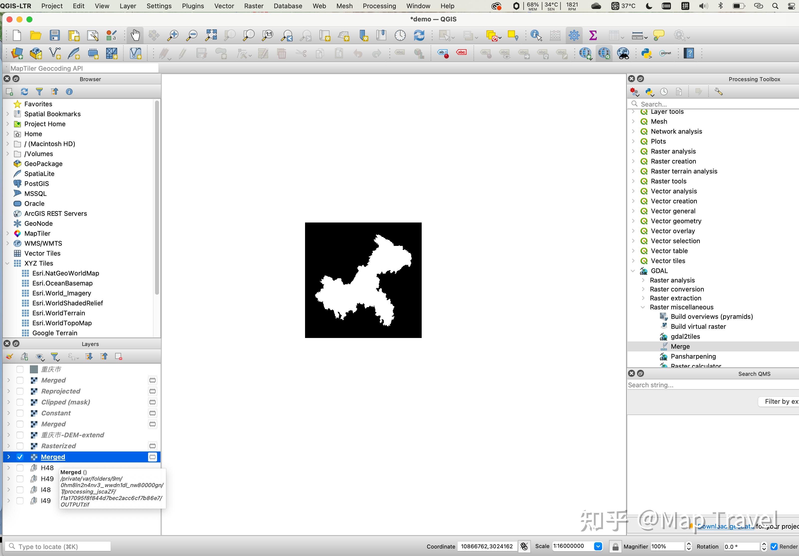 利用Blender和geopandas绘制3D地形图 - 知乎