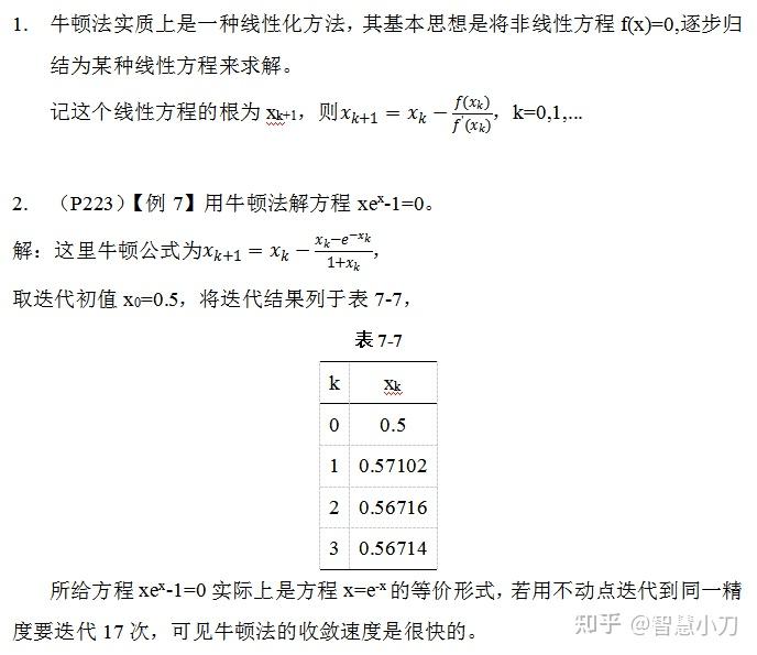 数值分析期末复习笔记(附电子版) 知乎