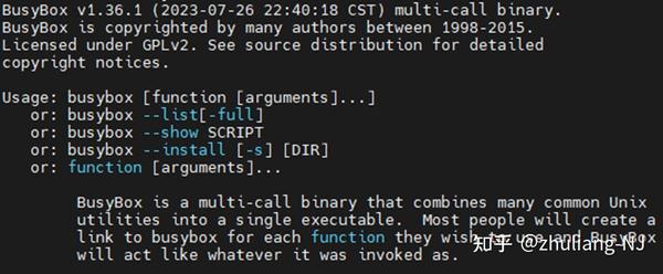RK3568最小根文件系统构建—静态库（基于BusyBox-v1.36.1） - 知乎
