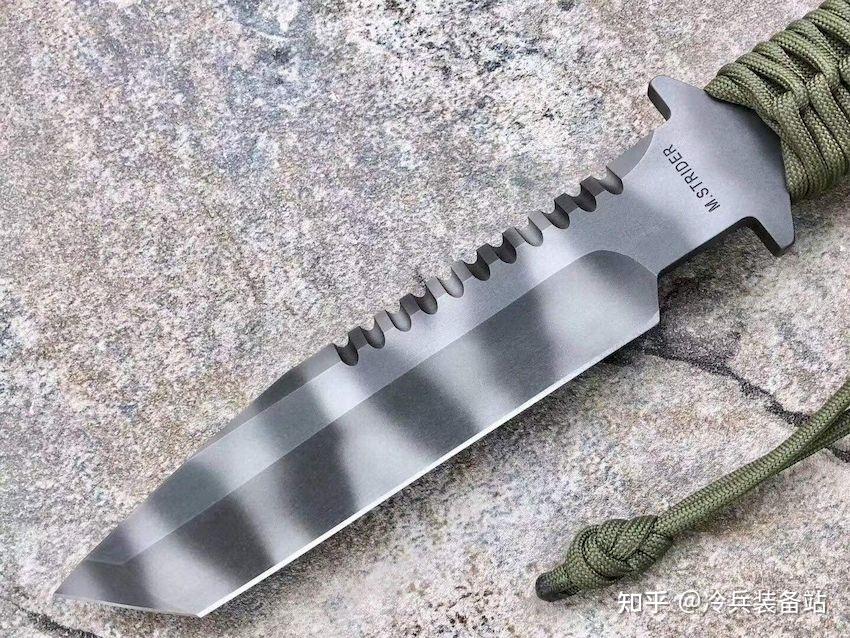 M.Strider 挺进者 BTSS 虎纹ATS-34刃材 军绿色绳柄 经典战术直 - 知乎