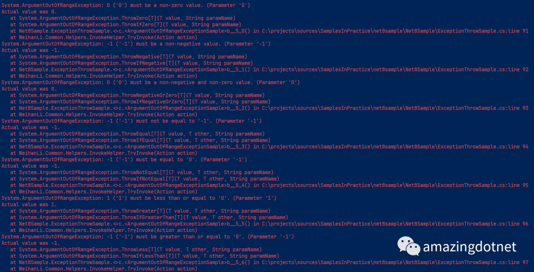 使用 .NET 8 中的 Exception Throw Helper - 知乎