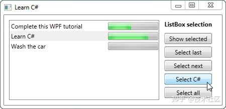 WPF 入门教程ListBox使用介绍