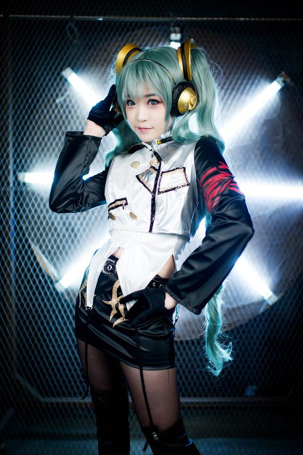 韩国萌妹青春活力的初音未来COS福利图集 - 知乎