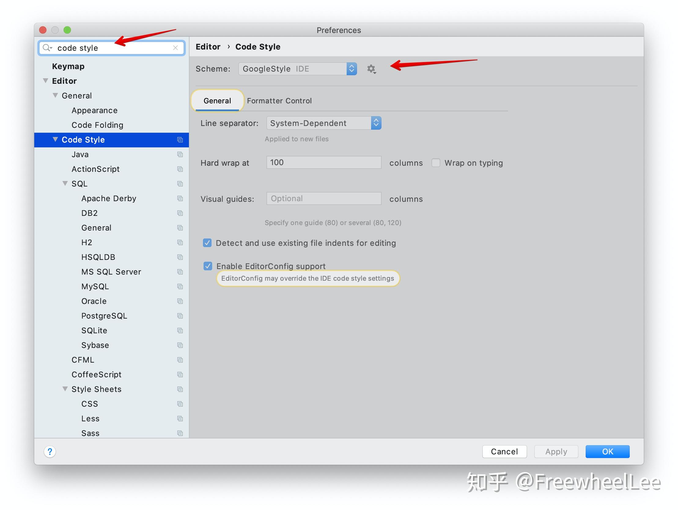 在Intellij IDEA中使用Google Code Style - 知乎