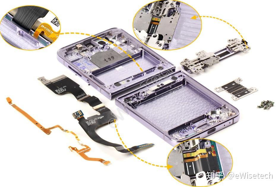 三星 Galaxy Z Flip4拆解新鲜出炉，不容错过的拆解图文 - 知乎