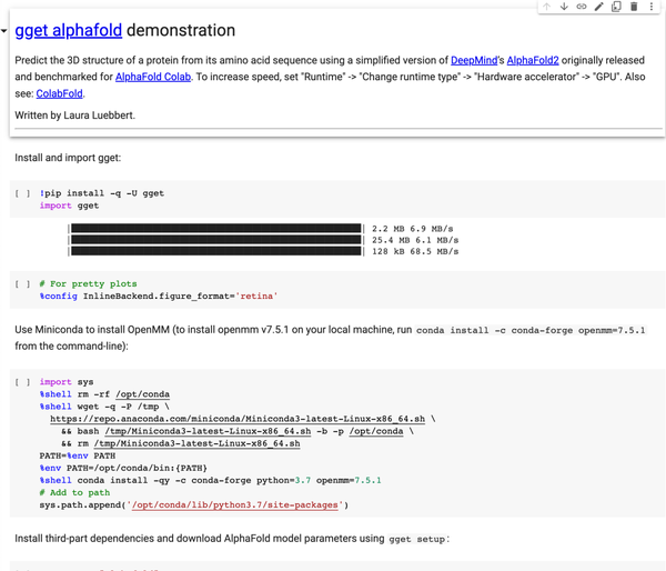gget alphafold三行命令预测蛋白质三维结构 - 知乎
