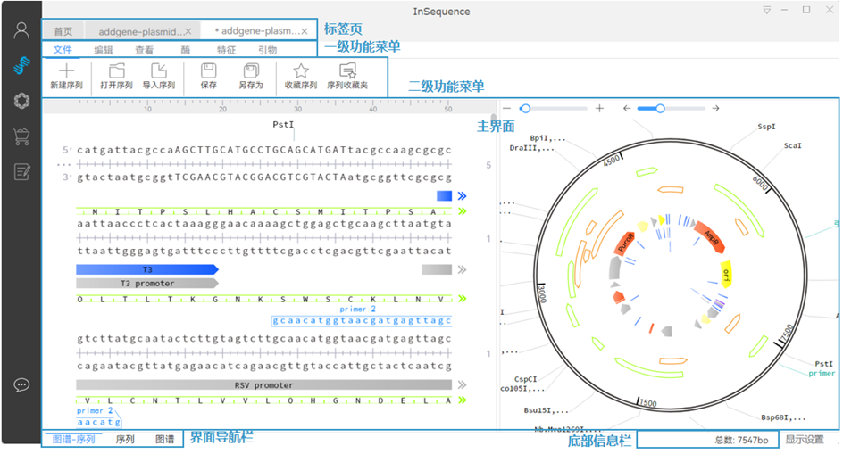 对标SnapGene！国内首款纯自主研发DNA/RNA/蛋白序列编辑器鹰谷InSequence邀您使用！ - 知乎
