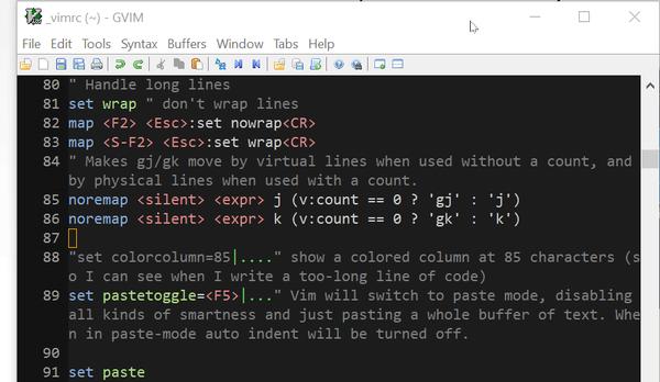 VIM学习笔记 折行(Wrap) - 知乎