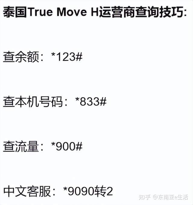 泰国Truemove手机卡攻略：含话费流量充值查询、激活、上网漫游等 - 知乎