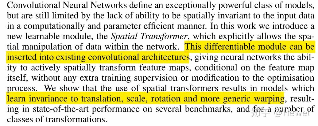 Spatial Transformer Networks解读 - 知乎