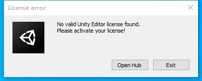 unity报错“No valid Unity Editor license found” - PISCOnoob - 博客园