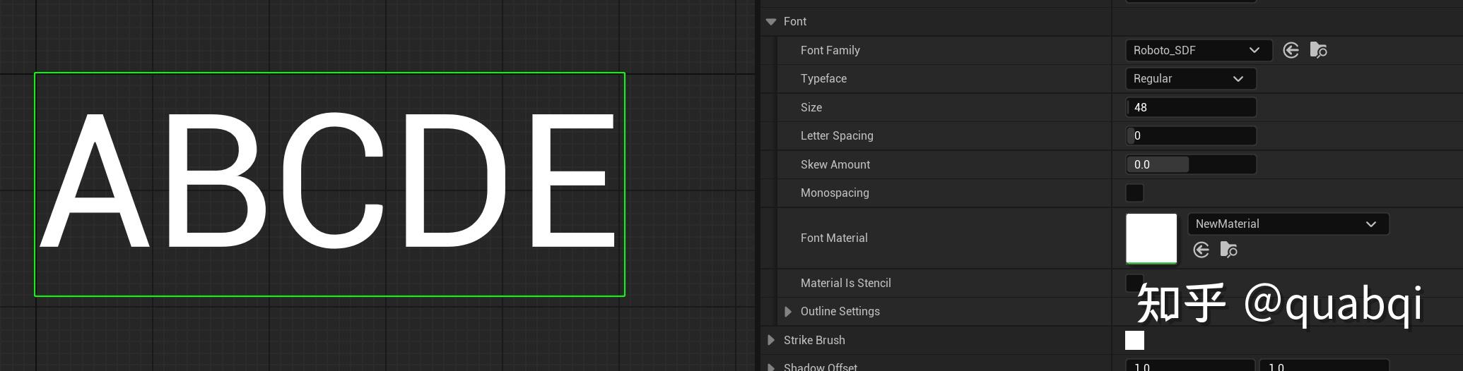 UE5 UMG的SDF字体渲染 - 知乎
