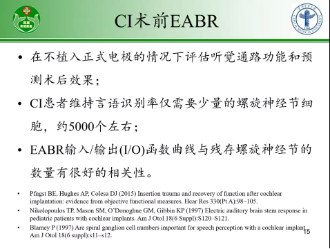 临床听力学技术专业沙龙｜人工耳蜗植入术中及术后EABR的应用 - 知乎