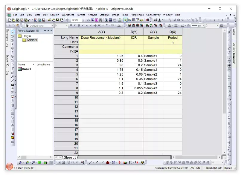 数据分析工具 | origin图表坐标轴下的分组表格是怎么添加的？ - 知乎