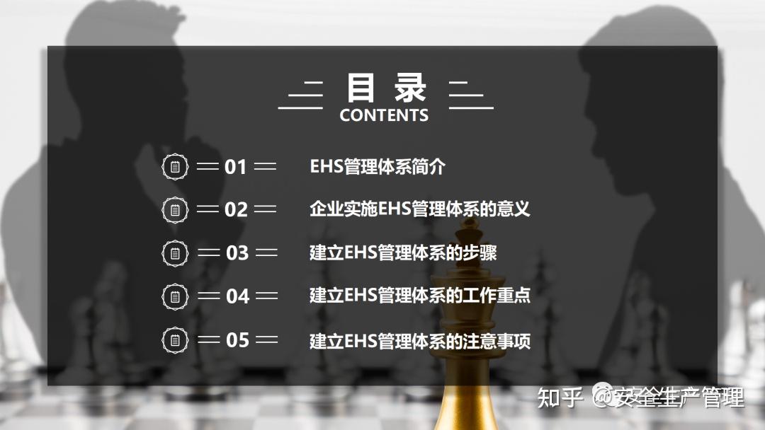 PPT | EHS管理体系基础培训（60页） - 知乎